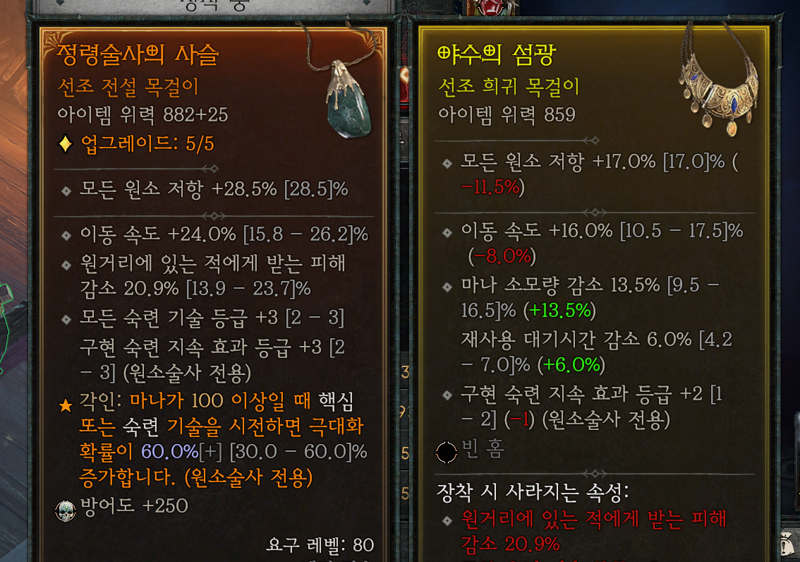 디아블로4 인벤 목걸이 봐주세요 디아블로4 인벤 원소술사 게시판
