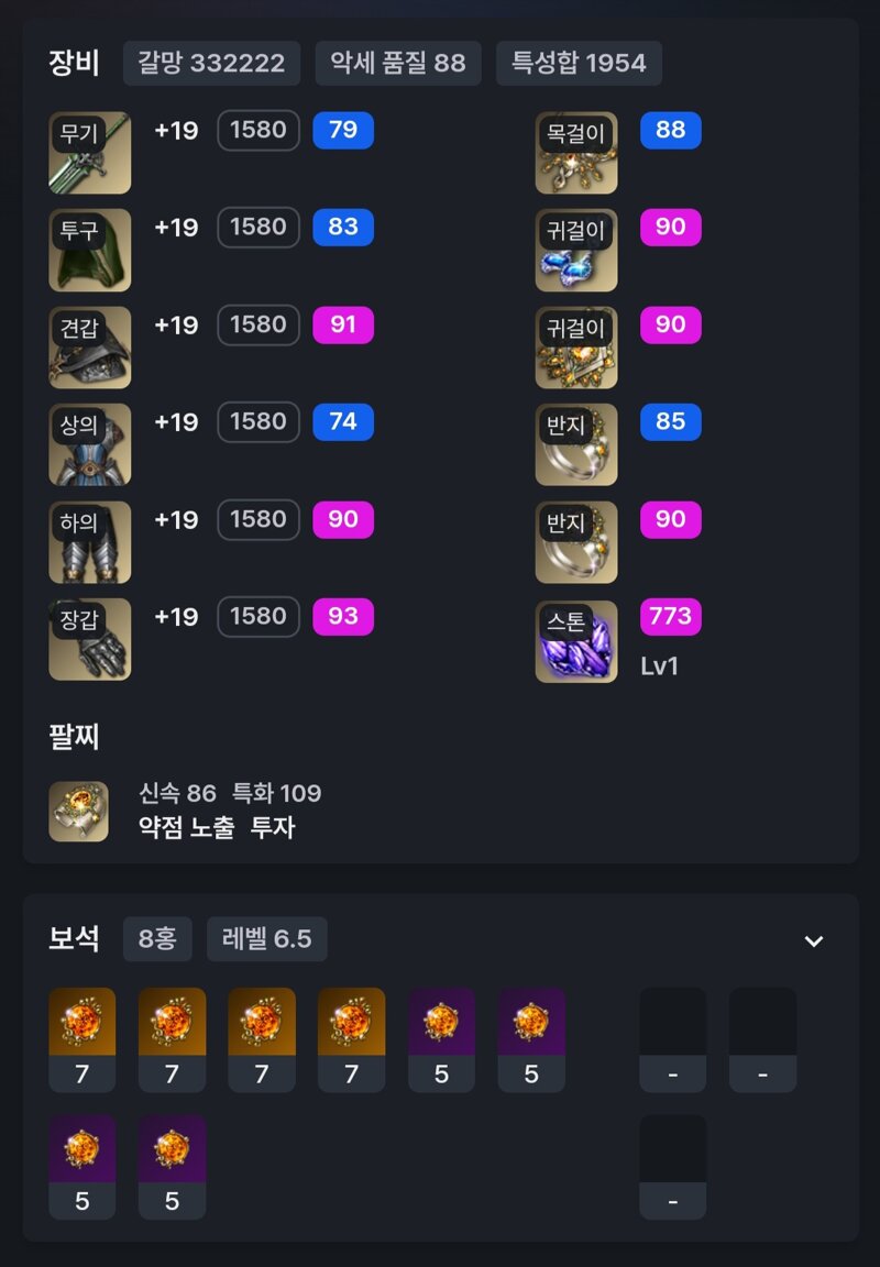 로스트아크 인벤 보석 세트3렙 스톤4렙 우선순위좀 정해주라 로스트아크 인벤 자유 게시판