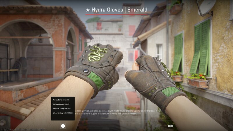 팟벤 Hydra Gloves Emerald 히드라 장갑 에메랄드 현쓰 Or 칼까지 세트로 판매 카스글옵csgo 팟벤