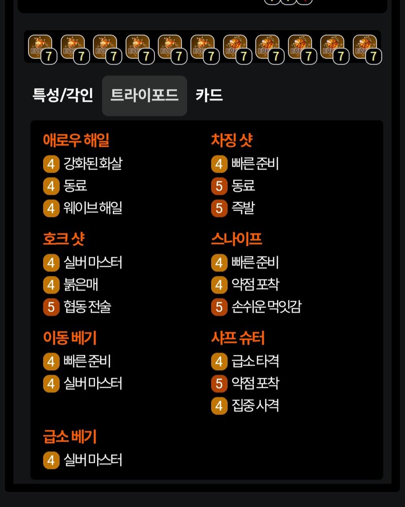 로스트아크 인벤 세팅 관련 질문 로스트아크 인벤 호크아이 게시판
