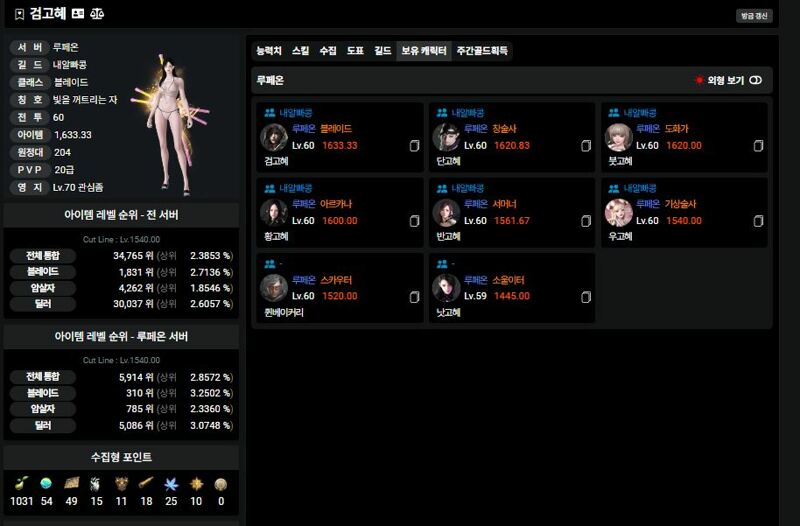 로스트아크 인벤 숙코 검고혜 1633 블레이드 카멘 하드 3관문 3연속 죽음 후 도망 로스트아크 인벤 서버 사건사고 게시판