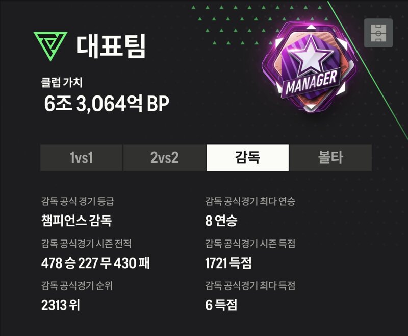 Fc 온라인 인벤 슈챔은 당연히 아니지만 그래도 시즌막 최고점수 ㅠㅠ Fc 온라인 인벤 감독모드 게시판