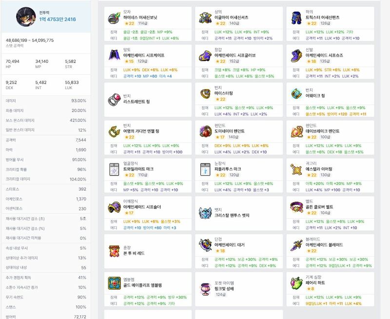 메이플스토리 인벤 147듀블 나로 자전 고민중입니다 메이플스토리 인벤 도적 직업게시판