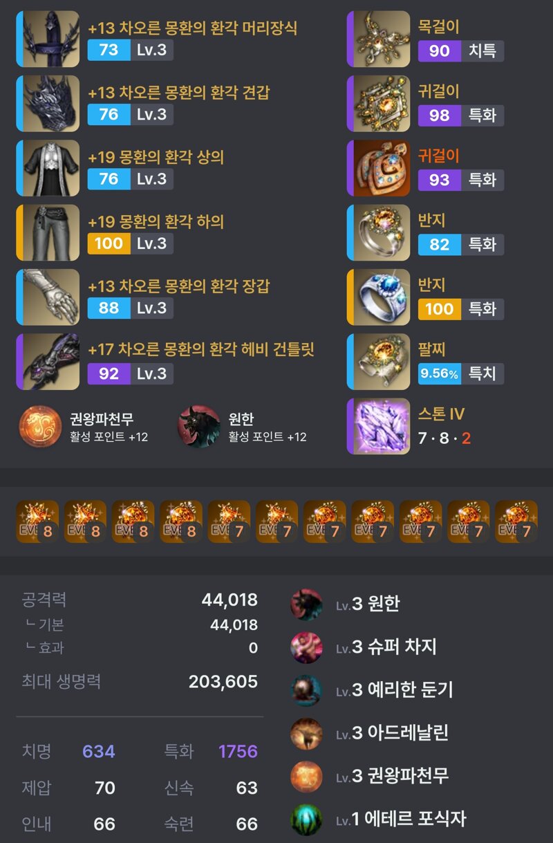 로스트아크 인벤 권왕 세팅해줬습니다 로스트아크 인벤 브레이커 게시판