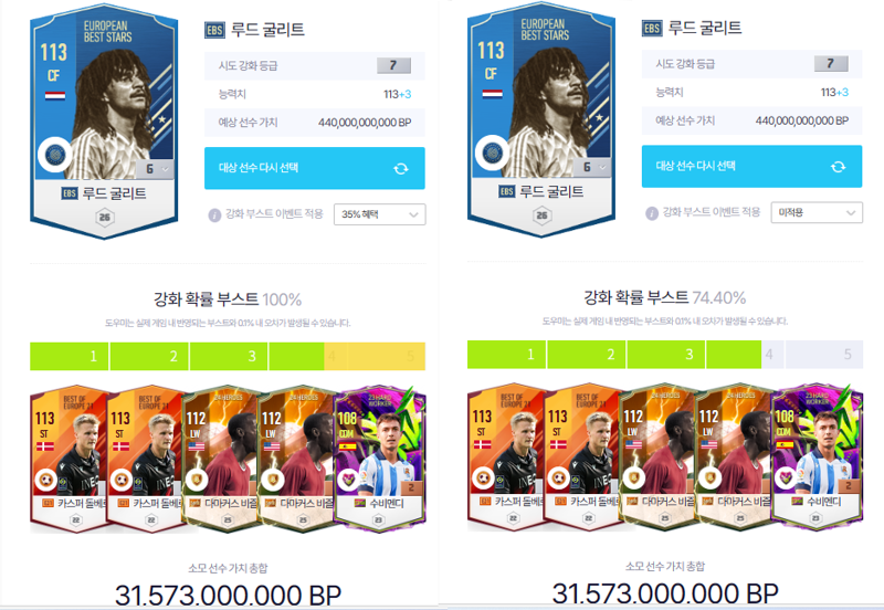 Fc 온라인 인벤 강화데이 35보너스면 몇칸 채우면 되는지 알아보자 Fc 온라인 인벤 팁과 노하우 게시판