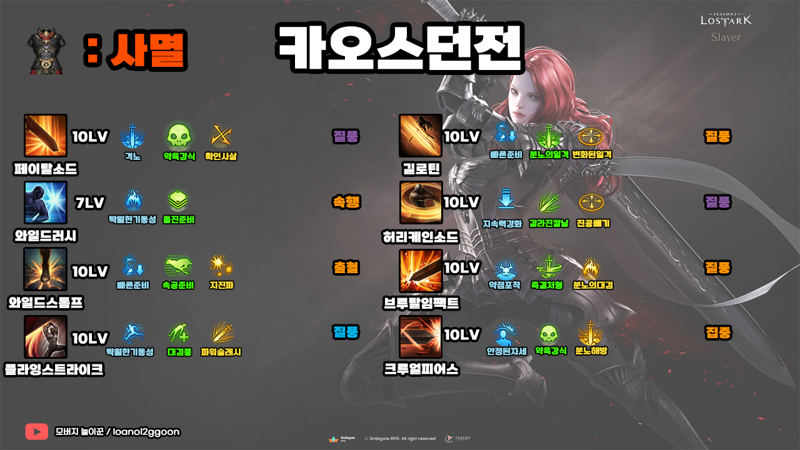 로스트아크 인벤 도움이 필요합니다 로스트아크 인벤 슬레이어 게시판