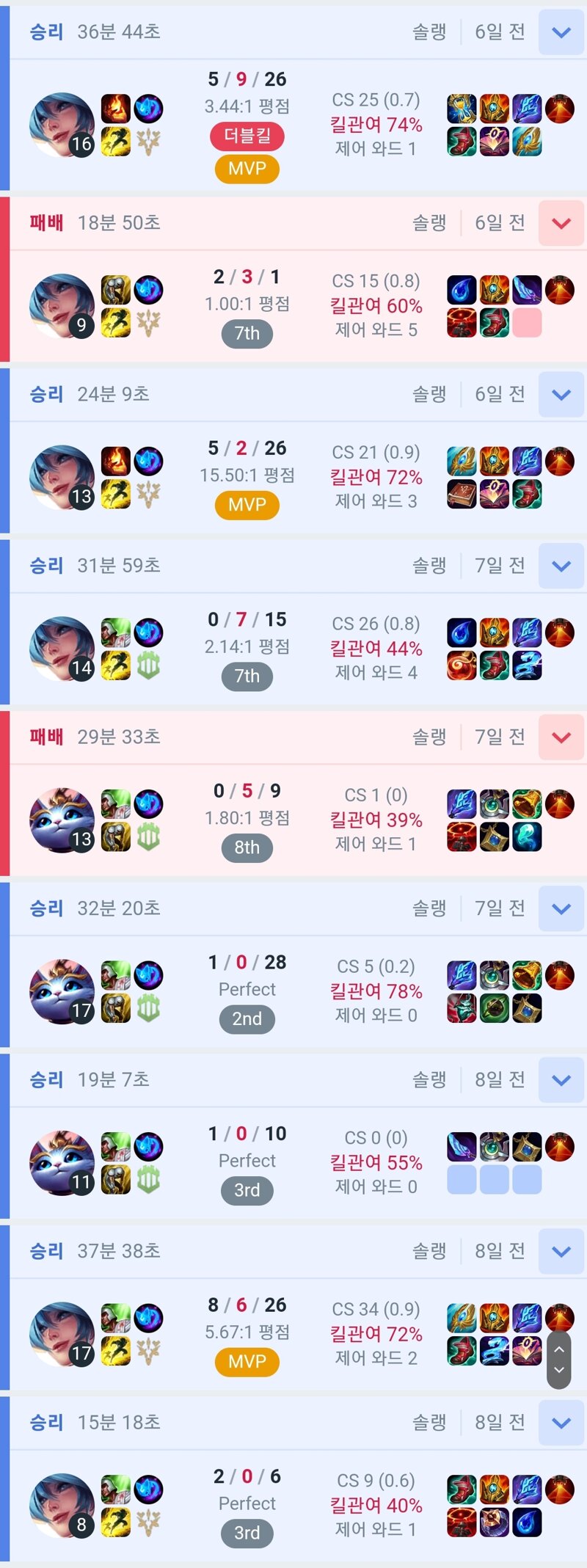 리그오브레전드 인벤 골플 구간 티어 어디 같음 Lol 서포터 게시판