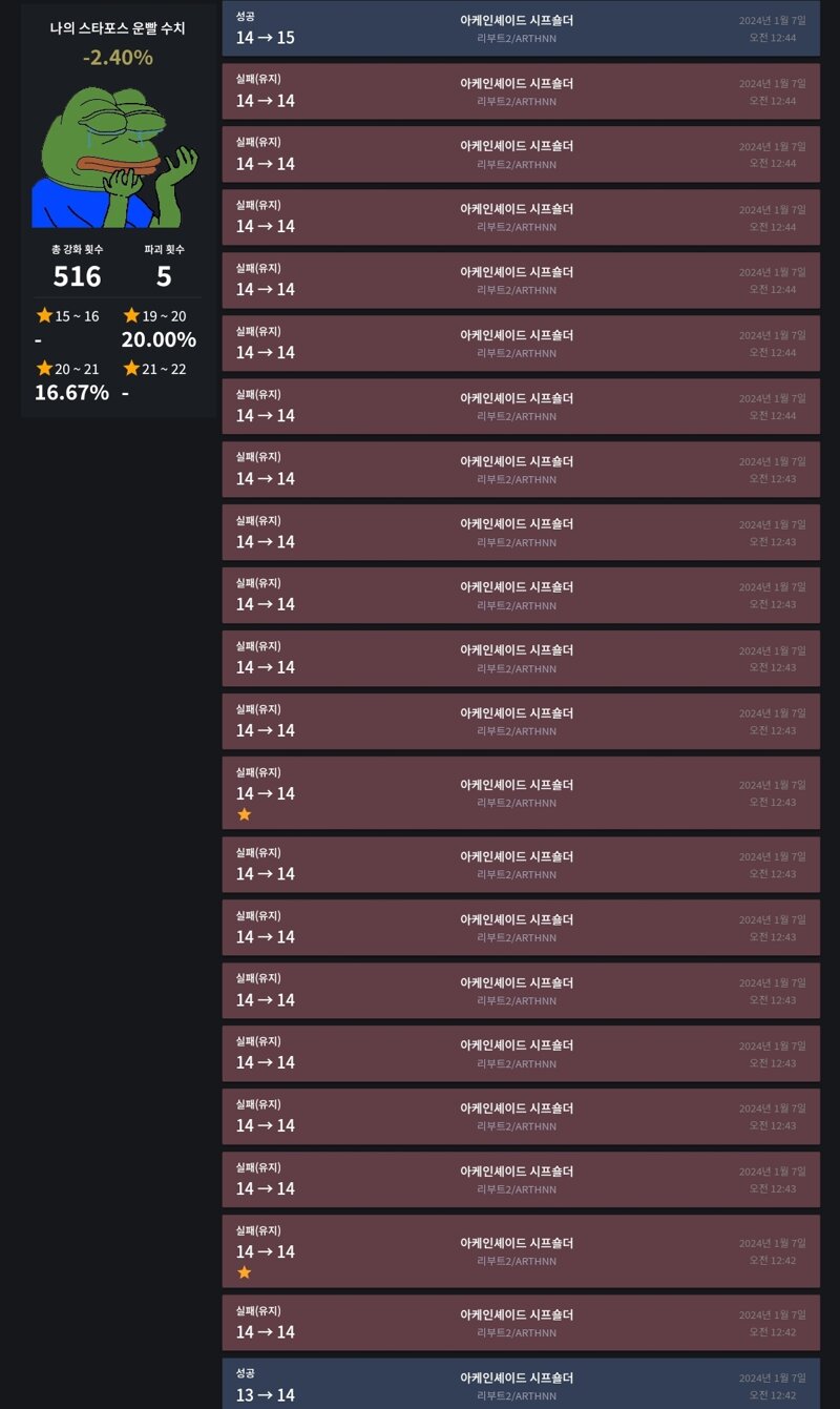 메이플스토리 인벤 스타포스 주작 증거자료ㅋㅋ 메이플스토리 인벤 리부트 게시판