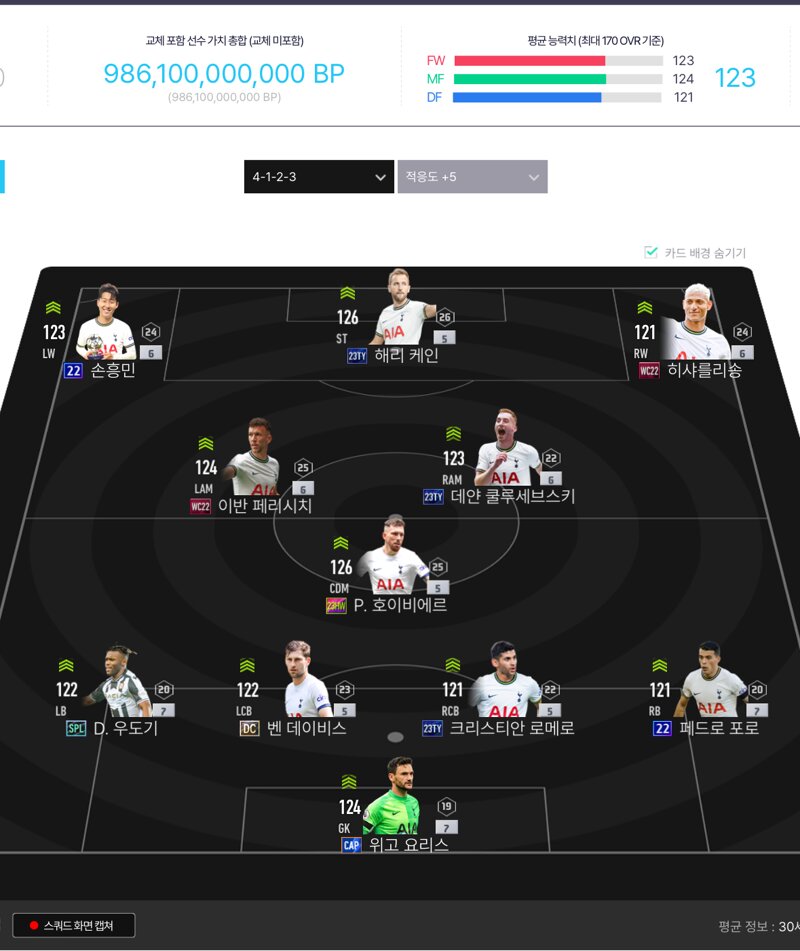 Fc 온라인 인벤 1조 토트넘 평가 훈수 부탁드려요 Fc 온라인 인벤 팀전술 평가 상담 게시판