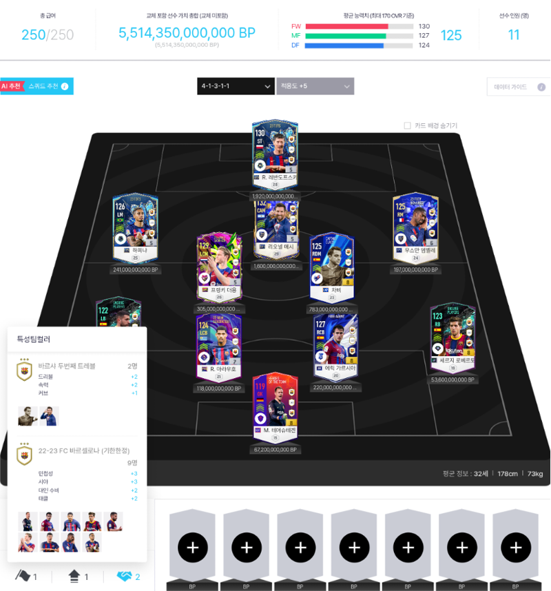 Fc 온라인 인벤 5조 바르셀로나 팀평 부탁드립니다 Fc 온라인 인벤 자유게시판