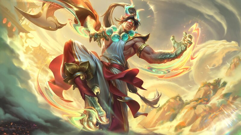 리그오브레전드 인벤 천상비늘 스킨 스플래시 아트 일부 공개 Lol 실시간 유저 정보 게시판