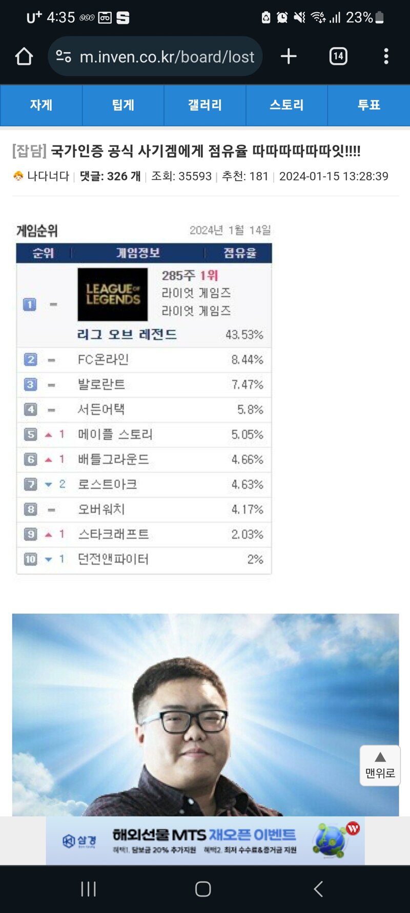 메이플스토리 인벤 분탕 실패 메이플스토리 인벤 자유게시판