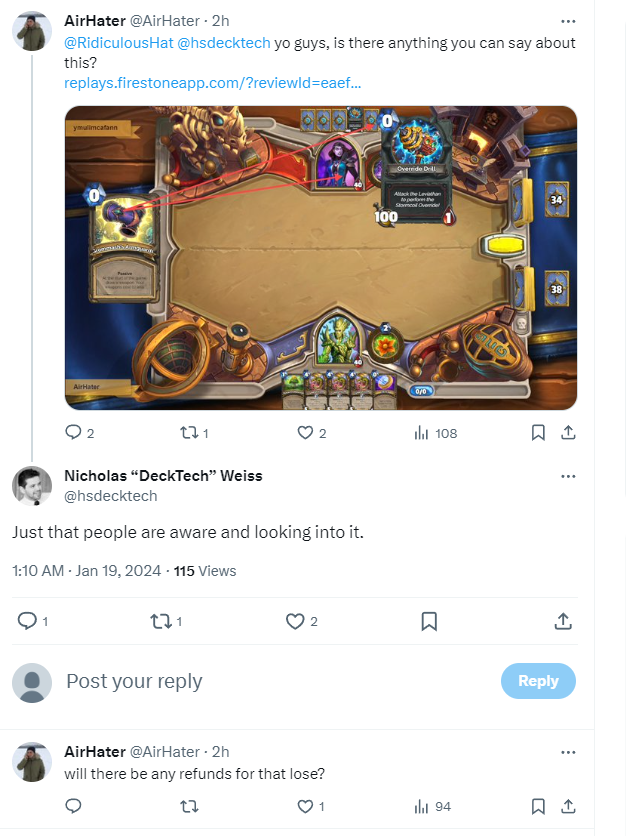 현재 결투 모드에 심각한 버그 발생중 Vortex Gaming