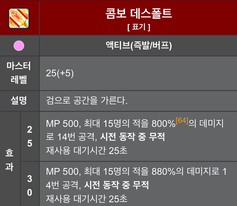메이플스토리 인벤 히어로 개선 아이디어 2 데폴 편 메이플스토리 인벤 전사 직업게시판