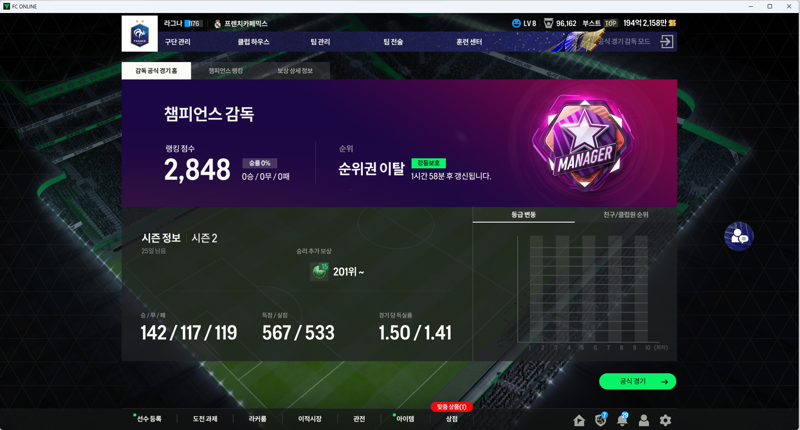 Fc 온라인 인벤 3조 프랑스 챔스도착 Fc 온라인 인벤 감독모드 게시판