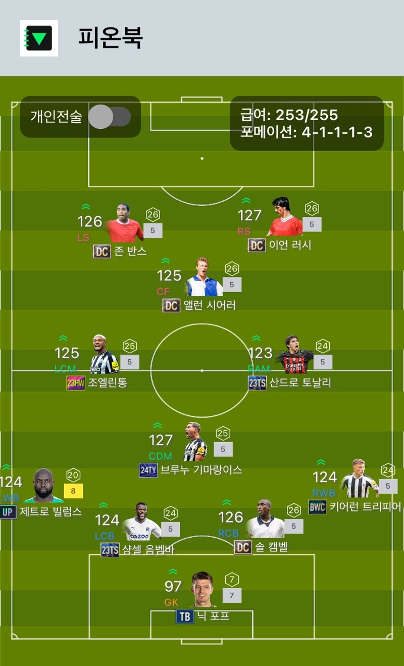 Fc 온라인 인벤 뉴캐슬 낭만조금 성능팀 평가점 Fc 온라인 인벤 팀전술 평가 상담 게시판