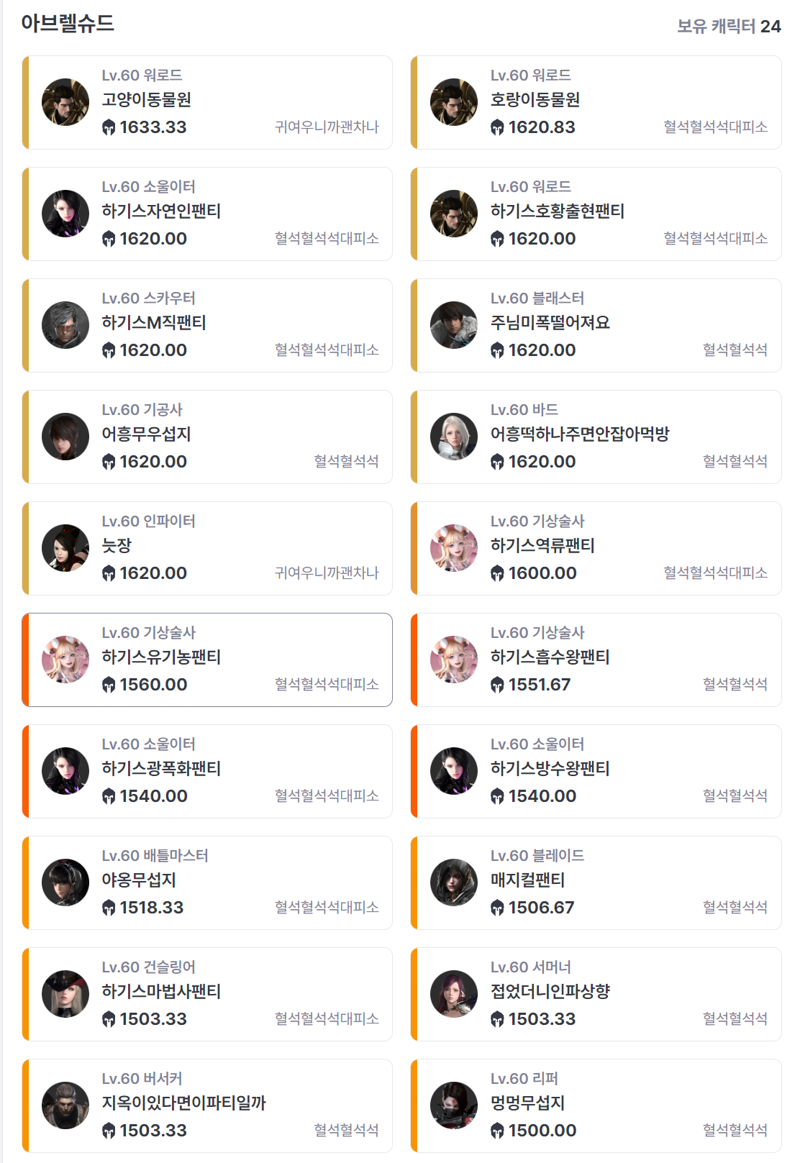 로스트아크 인벤 노보석 쌀먹 박제용 하기스역류팬티 로스트아크 인벤 서버 사건사고 게시판
