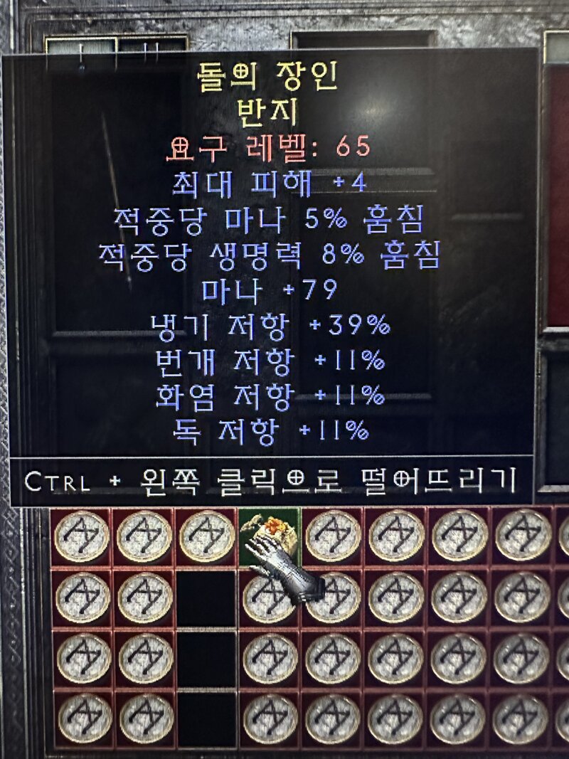 듀얼링 어떤가요~~ 디아블로2 득템and자랑 게시판 디아블로2 인벤