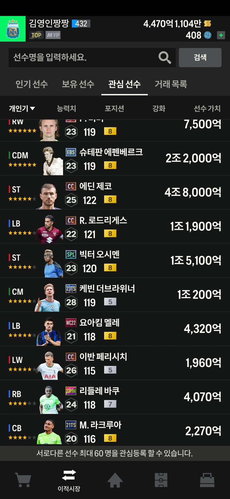 Fc 온라인 인벤 13조 볼프스부르크 스쿼드 Fc 온라인 인벤 팀전술 평가 상담 게시판