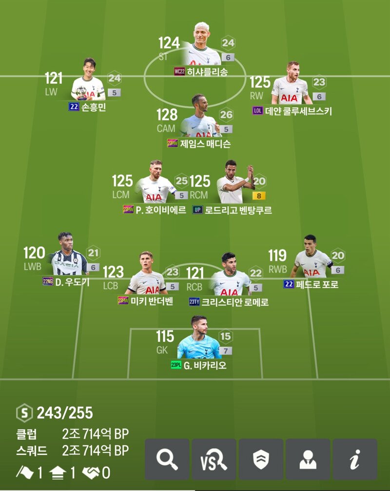 Fc 온라인 인벤 2조 현역 토트넘 팀평가좀요 Fc 온라인 인벤 팀전술 평가 상담 게시판
