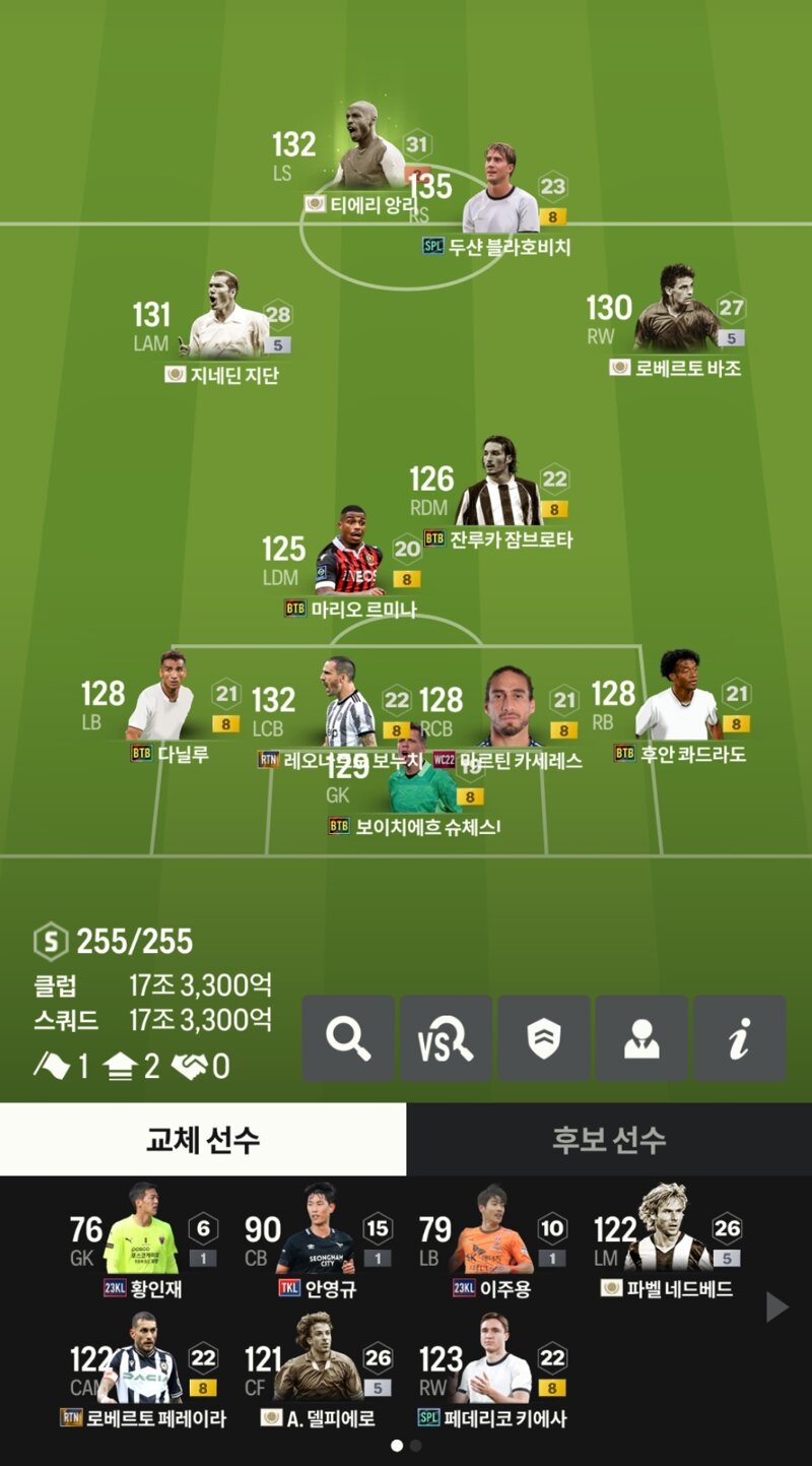 Fc 온라인 인벤 유벤투스 이대로가 딱 좋네요 Fc 온라인 인벤 자유게시판