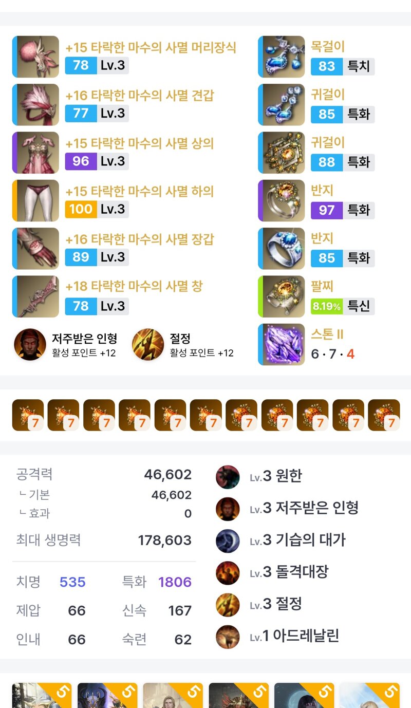 로스트아크 인벤 절제에서 절정으로 바꾸고 하브 갔는데 로스트아크 인벤 창술사 게시판