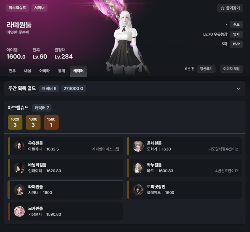 로스트아크 인벤 원대렙 284에 하브 234 다 터트리는 숙코 라뗴원툴 로스트아크 인벤 서버 사건사고 게시판