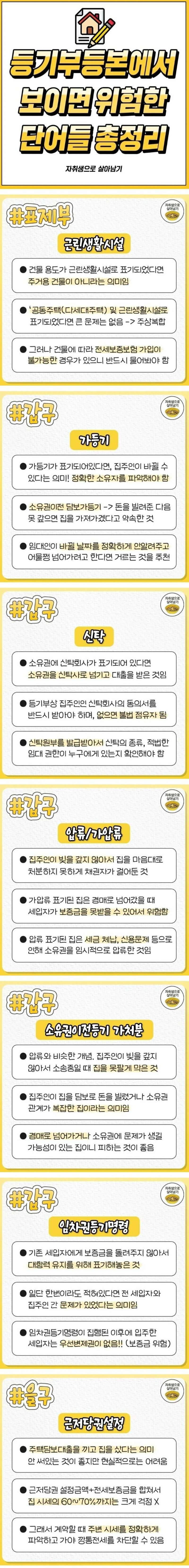 등기부등본에 있으면 위험한 단어 모음 Vortex Gaming