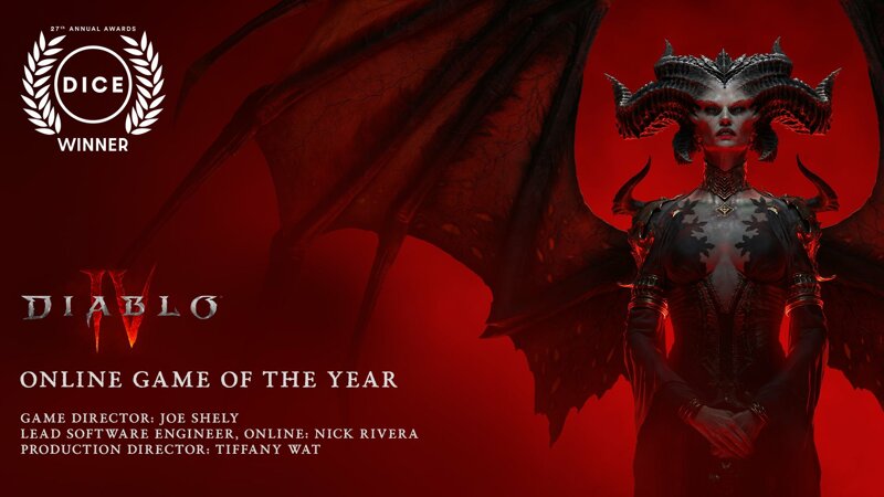 디아블로4 인벤 제27회 Dice Awards 2024 Online 부문 우승 디아블로4 인벤 실시간 유저 소식 게시판