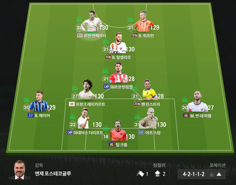 Fc 온라인 인벤 네덜 클론덱 업글 방향 부탁드려용 Fc 온라인 인벤 감독모드 게시판