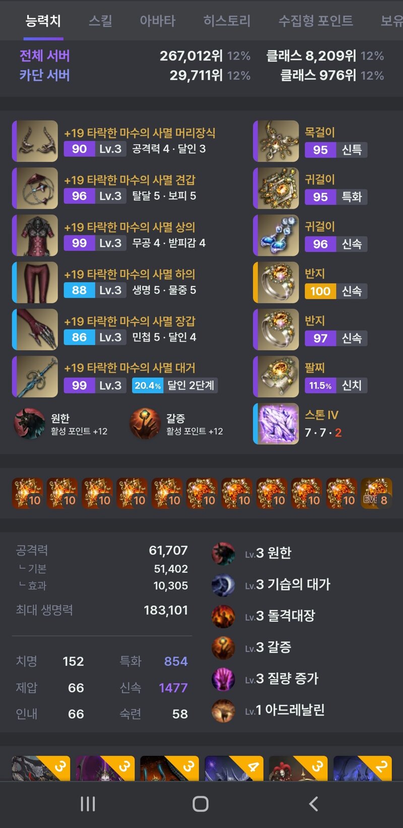 로스트아크 인벤 노말 에키드나 상하탑 스펙컷이 궁금합니다 로스트아크 인벤 리퍼 게시판
