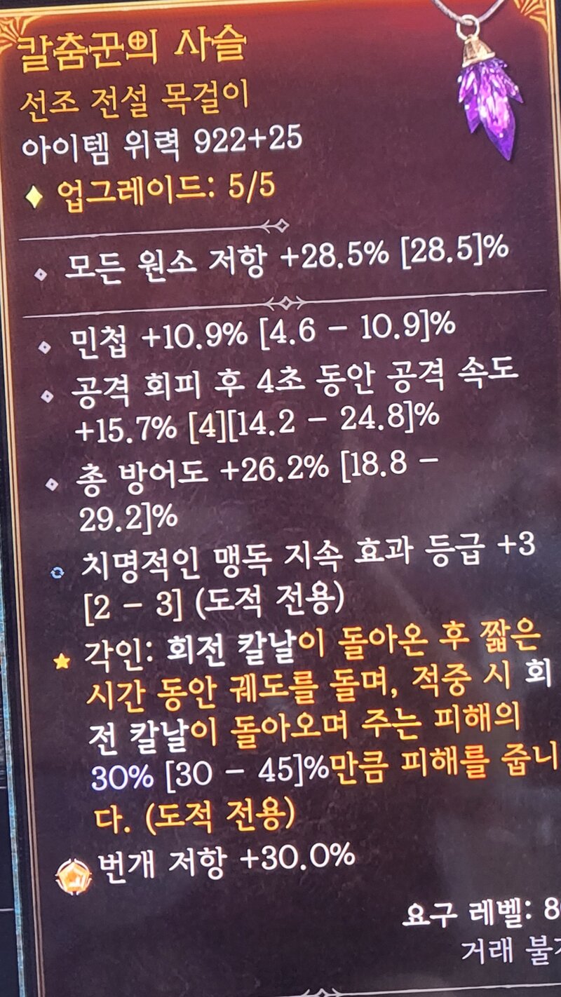 디아블로4 인벤 초보 도적이 템셋팅 문의드립니다 디아블로4 인벤 도적 게시판