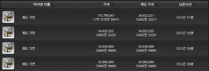 메이플스토리 인벤 하루만에 가격보소 ㅋㅋ 메이플스토리 인벤 자유게시판