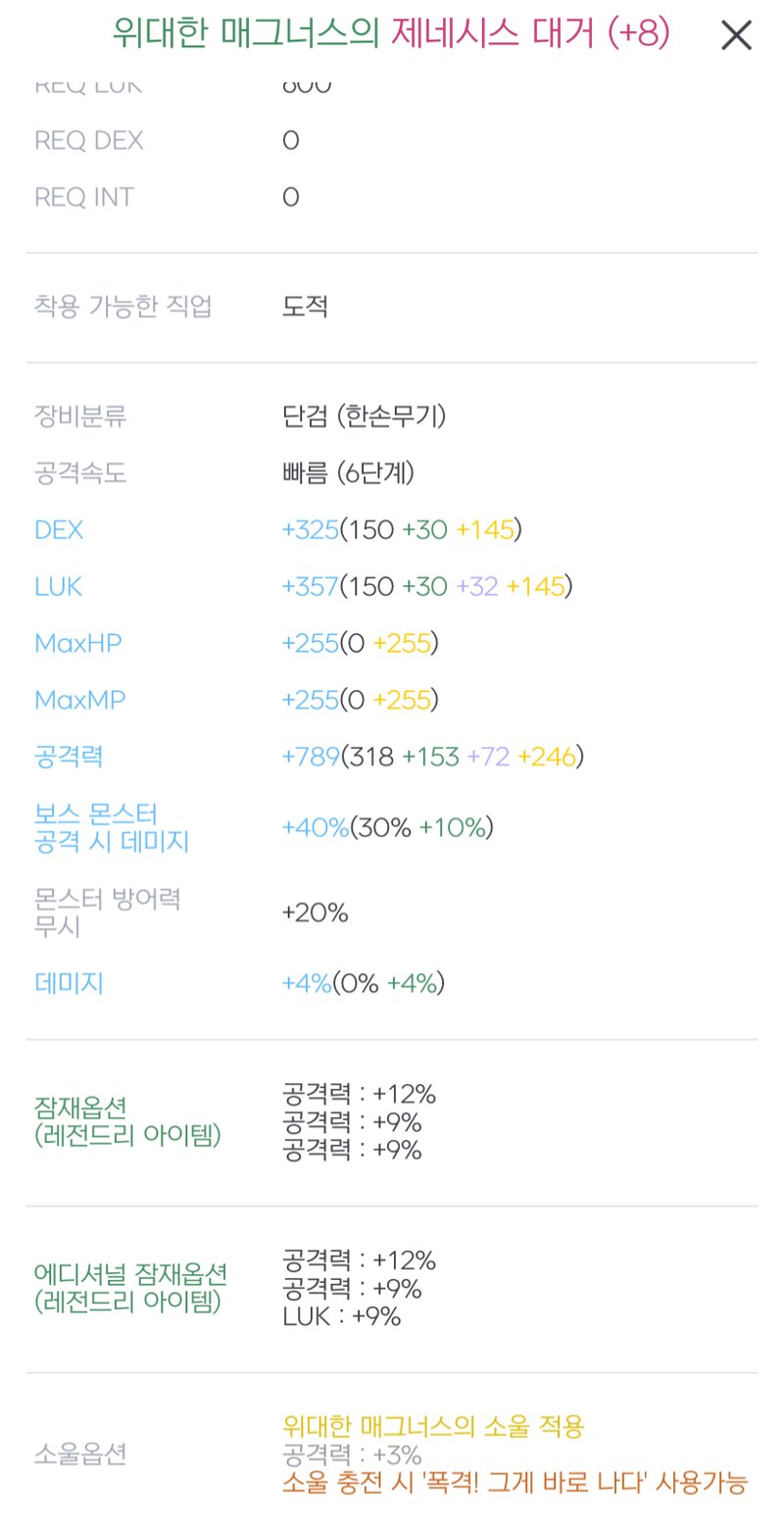 메이플스토리 인벤 해방완료 무보엠 질문이요~ 메이플스토리 인벤 도적 직업게시판
