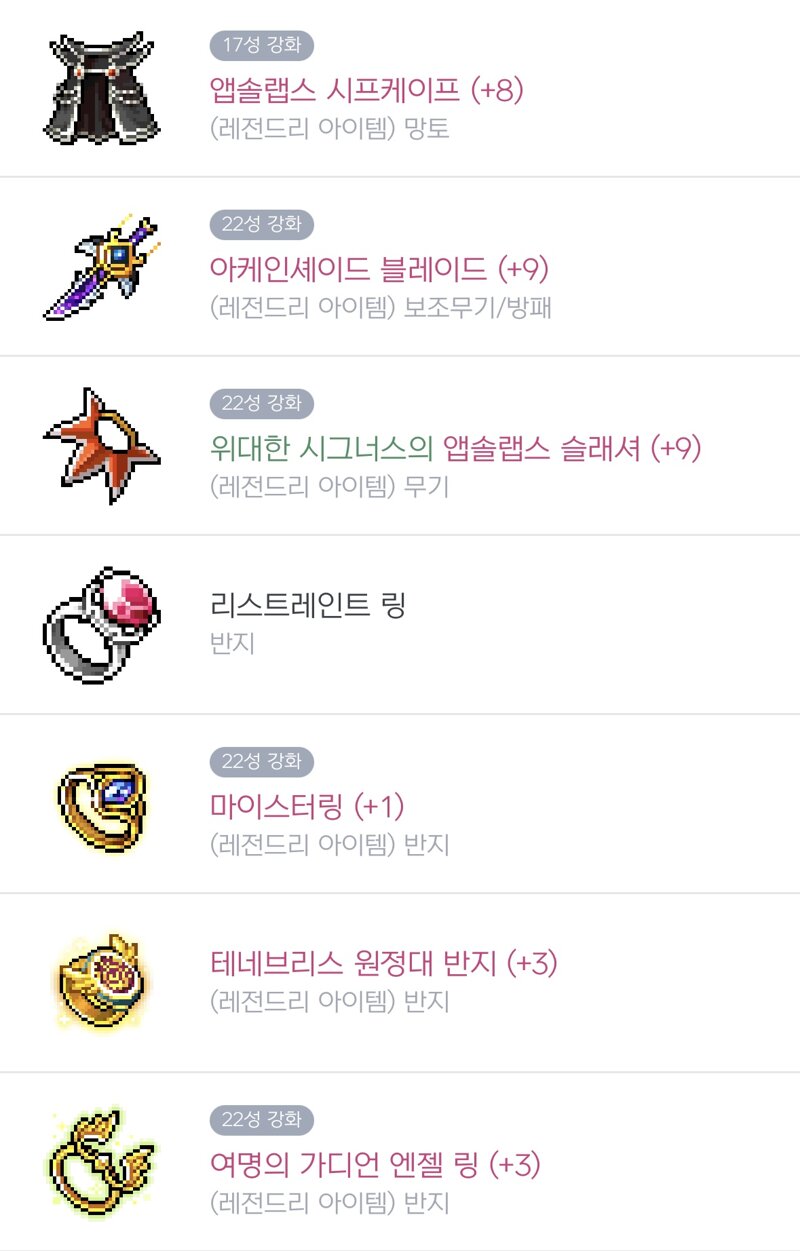 메이플스토리 인벤 템셋 어케갈까요 메이플스토리 인벤 자유게시판