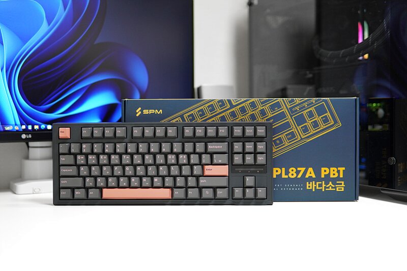 리얼 가성비 Spm Pl87a 바다소금 기계식 키보드 리뷰 볼텍스 게이밍
