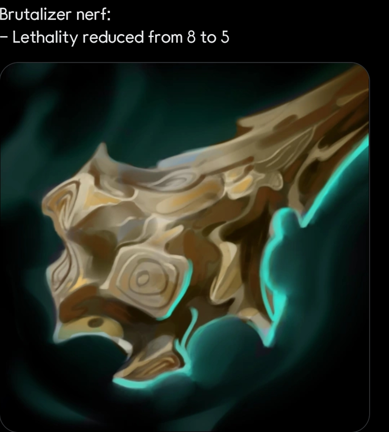 리그오브레전드 인벤 Pbe 하위템 대거 너프버프변경 점 Lol 탑 게시판
