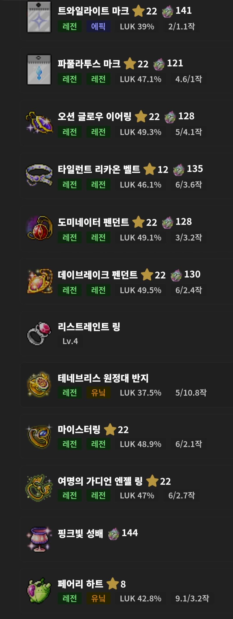 메이플스토리 인벤 앞으로 템진로에 대해서 메이플스토리 인벤 도적 직업게시판