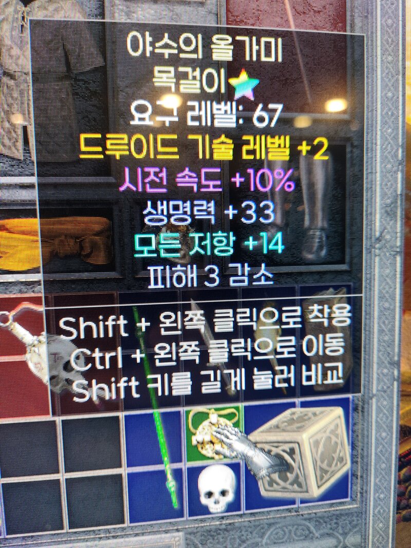드루이드 목걸이 시세질문입니다 디아블로2 자유 게시판 디아블로2 인벤