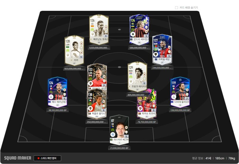 Fc 온라인 인벤 4조첼시 Vs 4조 밀란 팀 추천좀 부탁드려요 Fc 온라인 인벤 팀전술 평가 상담 게시판