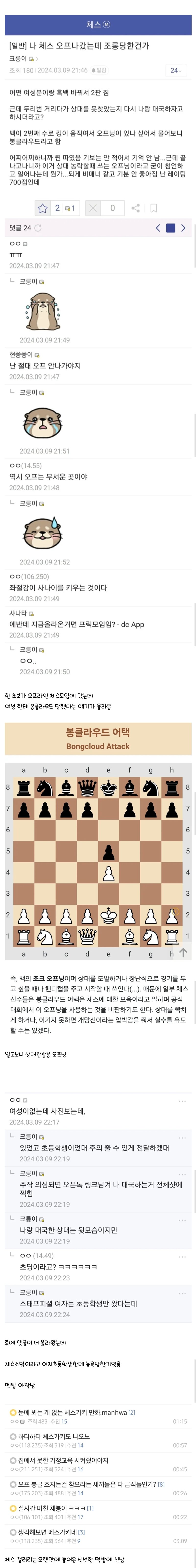 체스 오프나갔다 능욕당한 사람 볼텍스 게이밍