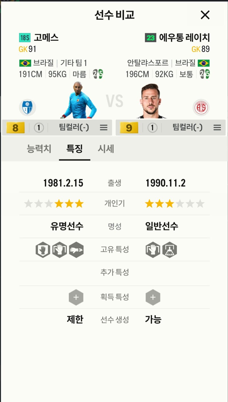 Fc 온라인 인벤 님들 키퍼 둘중 뭐쓰실 Fc 온라인 인벤 자유게시판