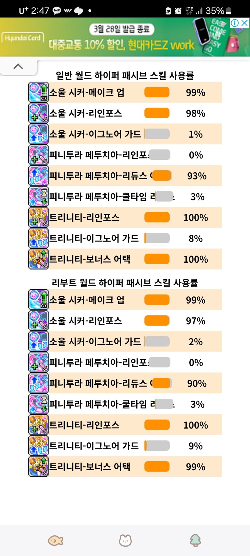 메이플스토리 인벤 선생님들 엔버 하이퍼 이렇게찍나요 메이플스토리 인벤 해적 직업게시판