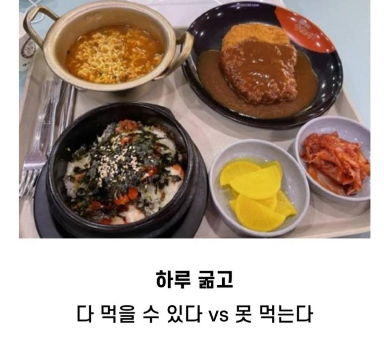 오픈 이슈 갤러리 하루 굶고 다 먹을 수 있다 Vs 못먹는다 Vortex Gaming