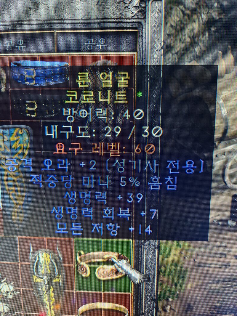 창고템 한번 봐주세요ㅠ 디아블로2 득템and자랑 게시판 디아블로2 인벤