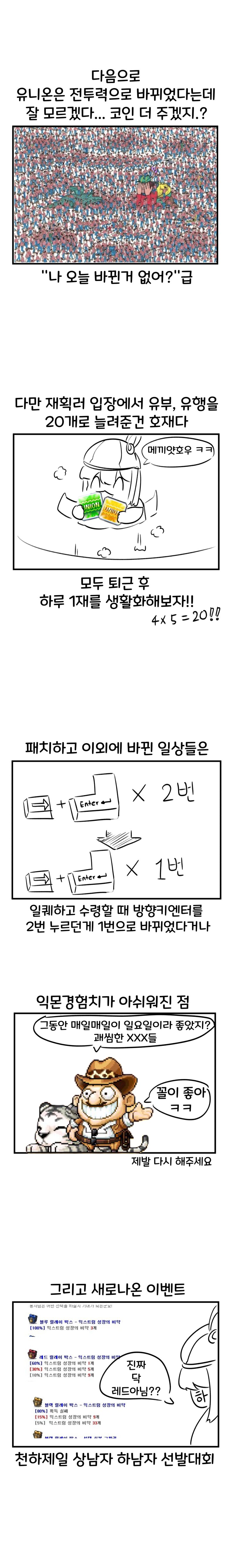 메이플스토리 커뮤니티 화제 새 이벤트 시작하는 만화manhwa Vortex Gaming