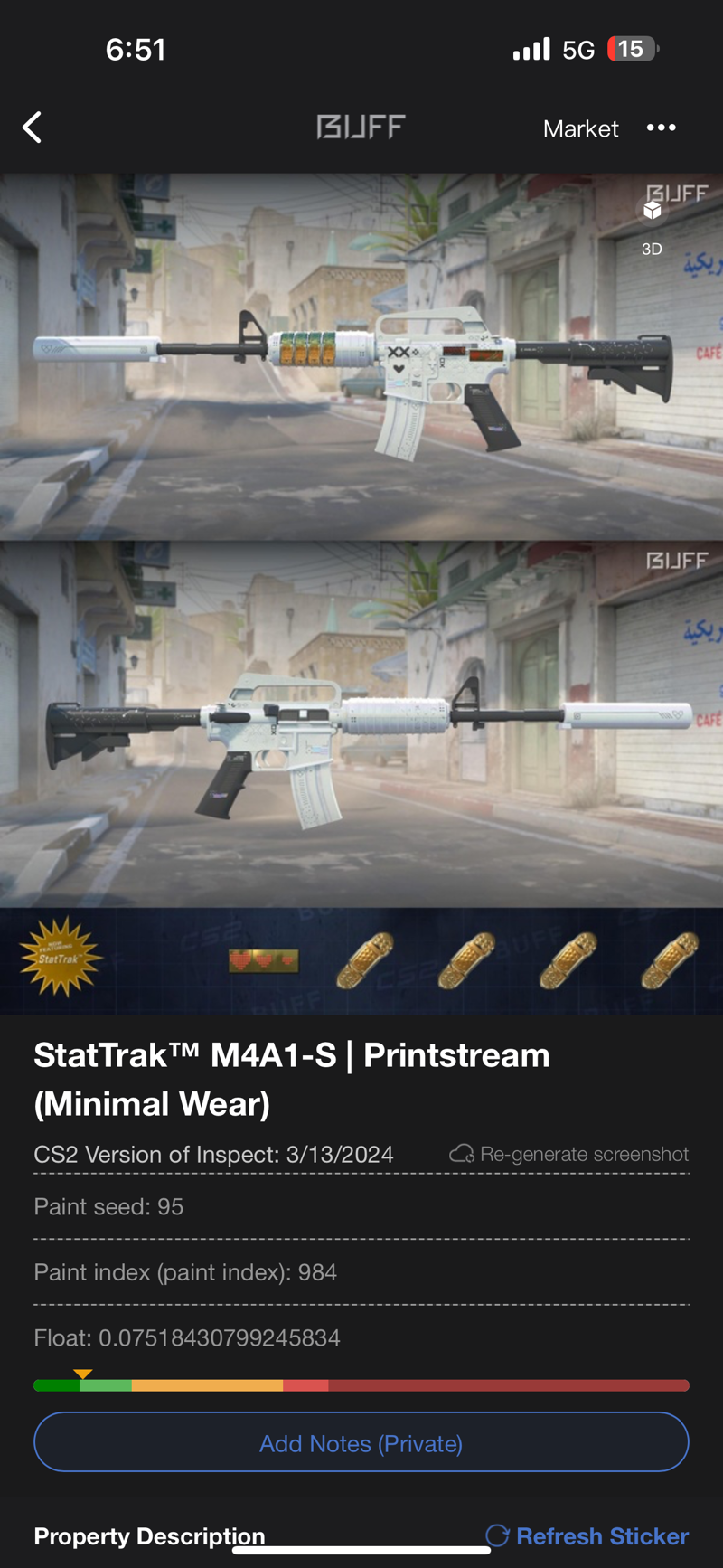 팟벤 St 프린트스트림 M4a1 판매합니다 175 카스글옵csgo 파티 인벤