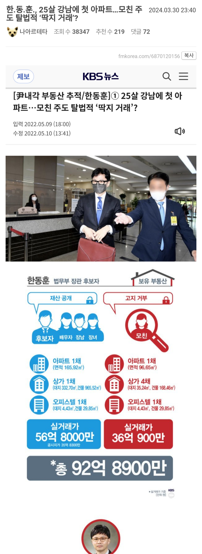 살코 한동훈 민심 근황 오픈이슈갤러리 인벤