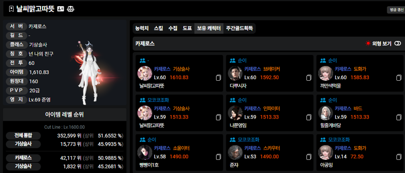 로스트아크 커뮤니티 화제 노보석한테 큐브 추방당했습니다 사진 첨부했어요 Vortex Gaming