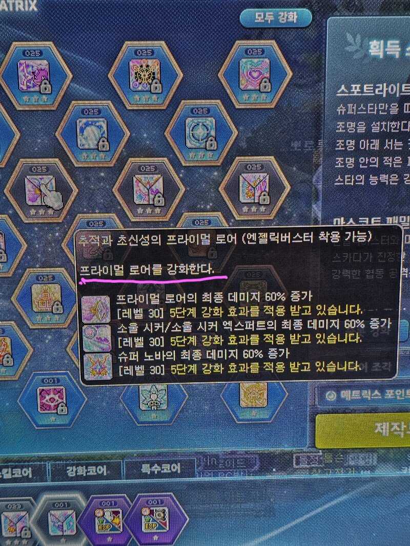 메이플스토리 인벤 엔버 메린이 입니다 V매트릭스 코어 질문드려요 메이플스토리 인벤 해적 직업게시판